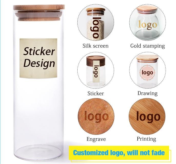 There are 5 packaging and labelling guides for glass jars with lids ...