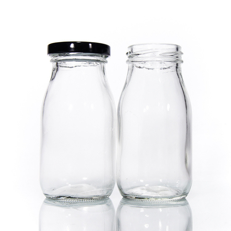 Frosted Bulk Glass Milk Bottles 16 Oz Kombucha Bottles