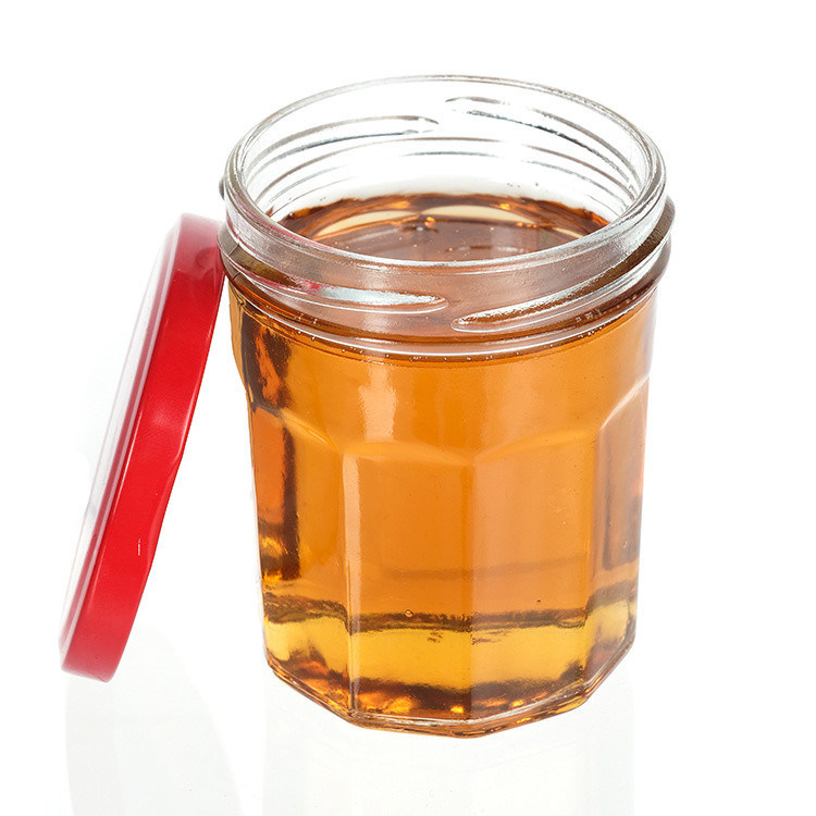 Mason Storage Glass Food Jars Square Glass Canisters 195ml